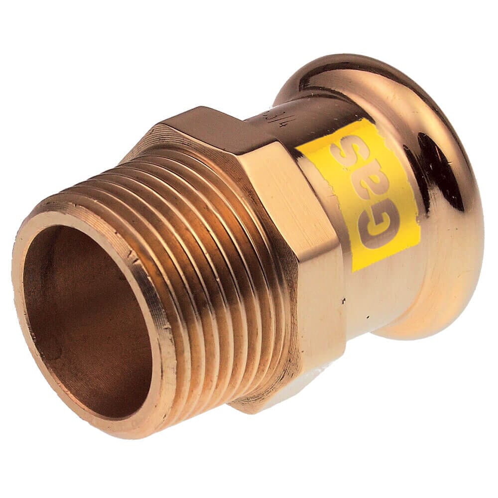 Pegler Yorkshire VSH Xpress Gas Male Coupling - 22mm x 1" Bsp Male ...