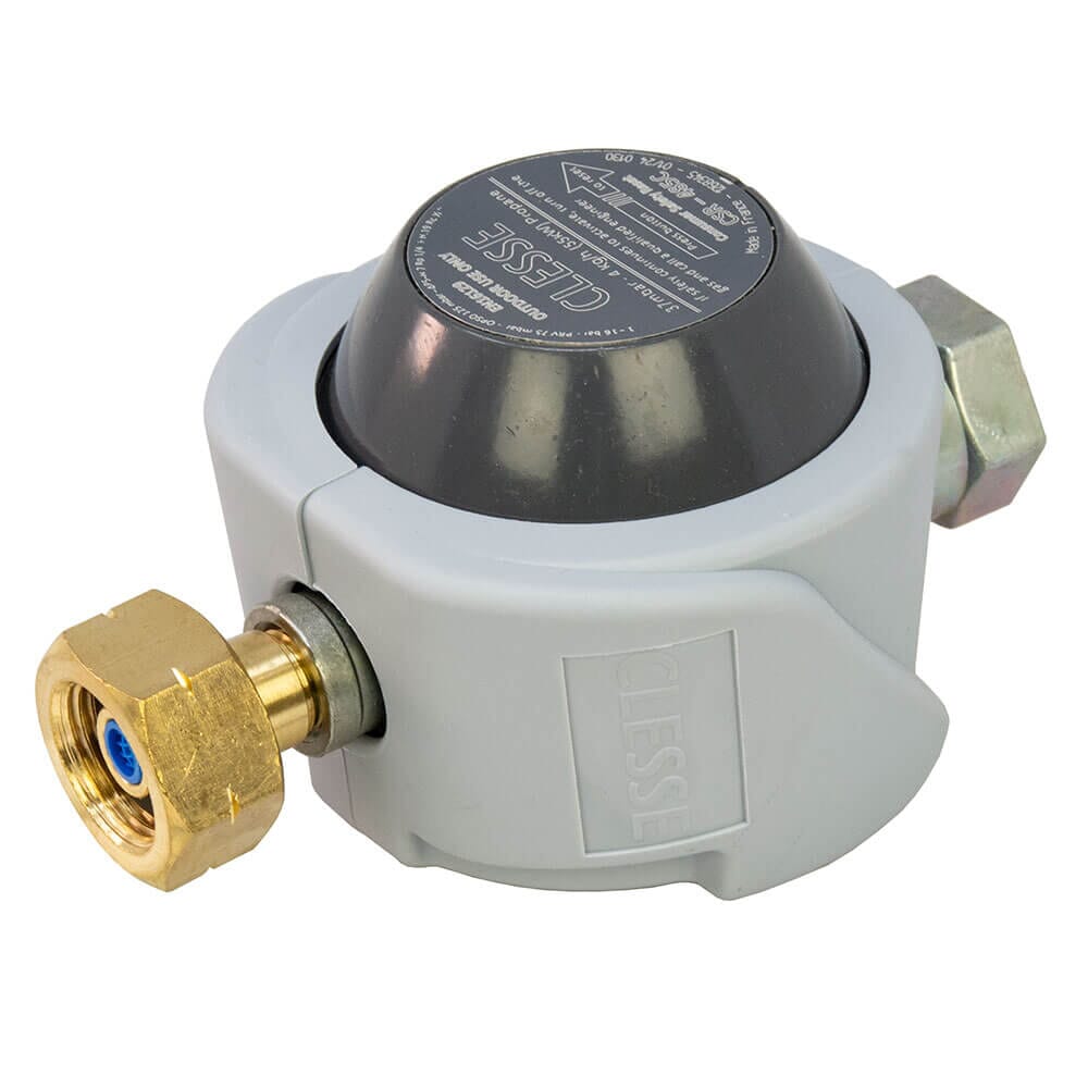 Clesse CSR485 37mbar Propane Gas Regulator & Hose Kit, 4kg - Irish F ...