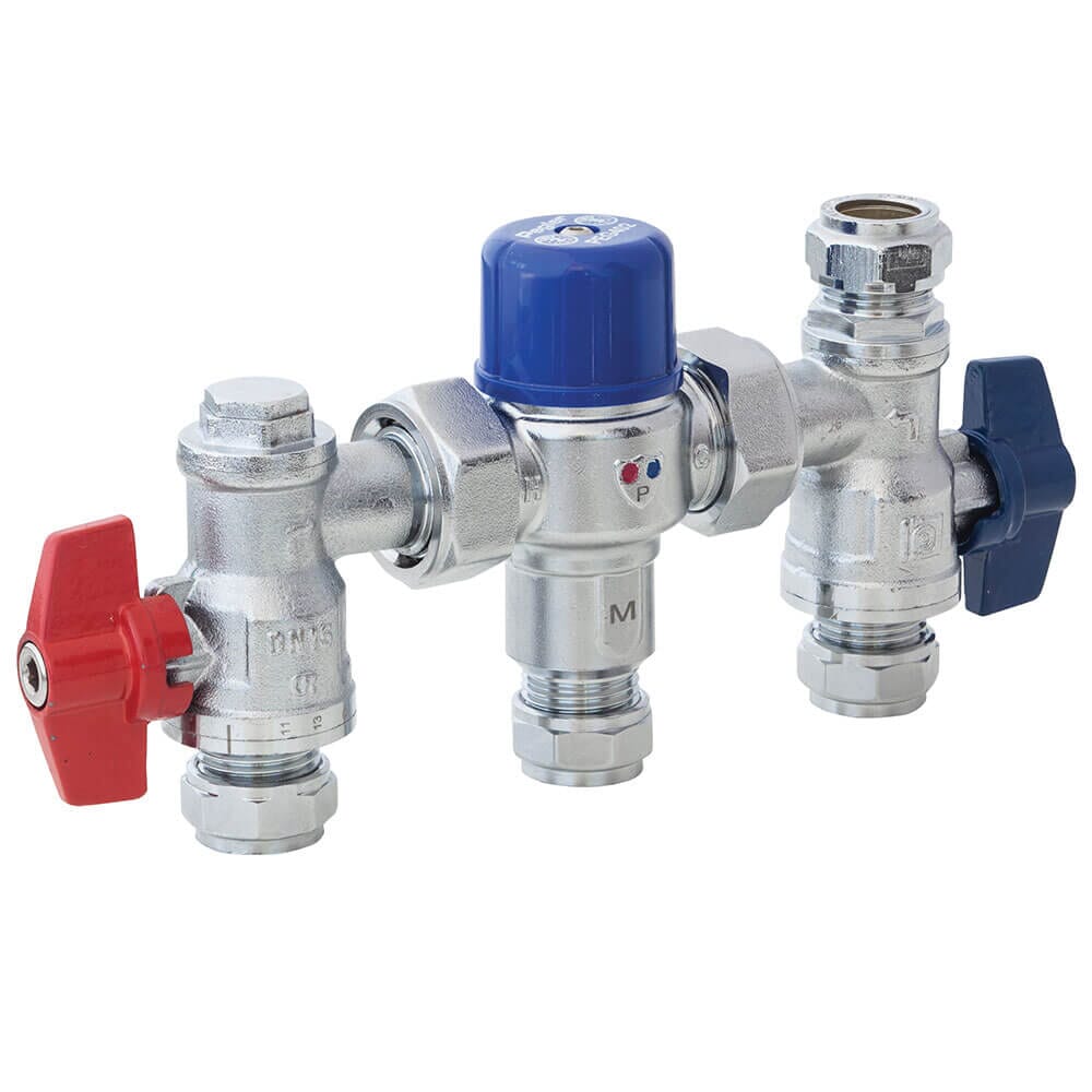 Pegler 15mm Prestex PEG402 Thermostatic Mixing Valve - TMV | Plumbing ...