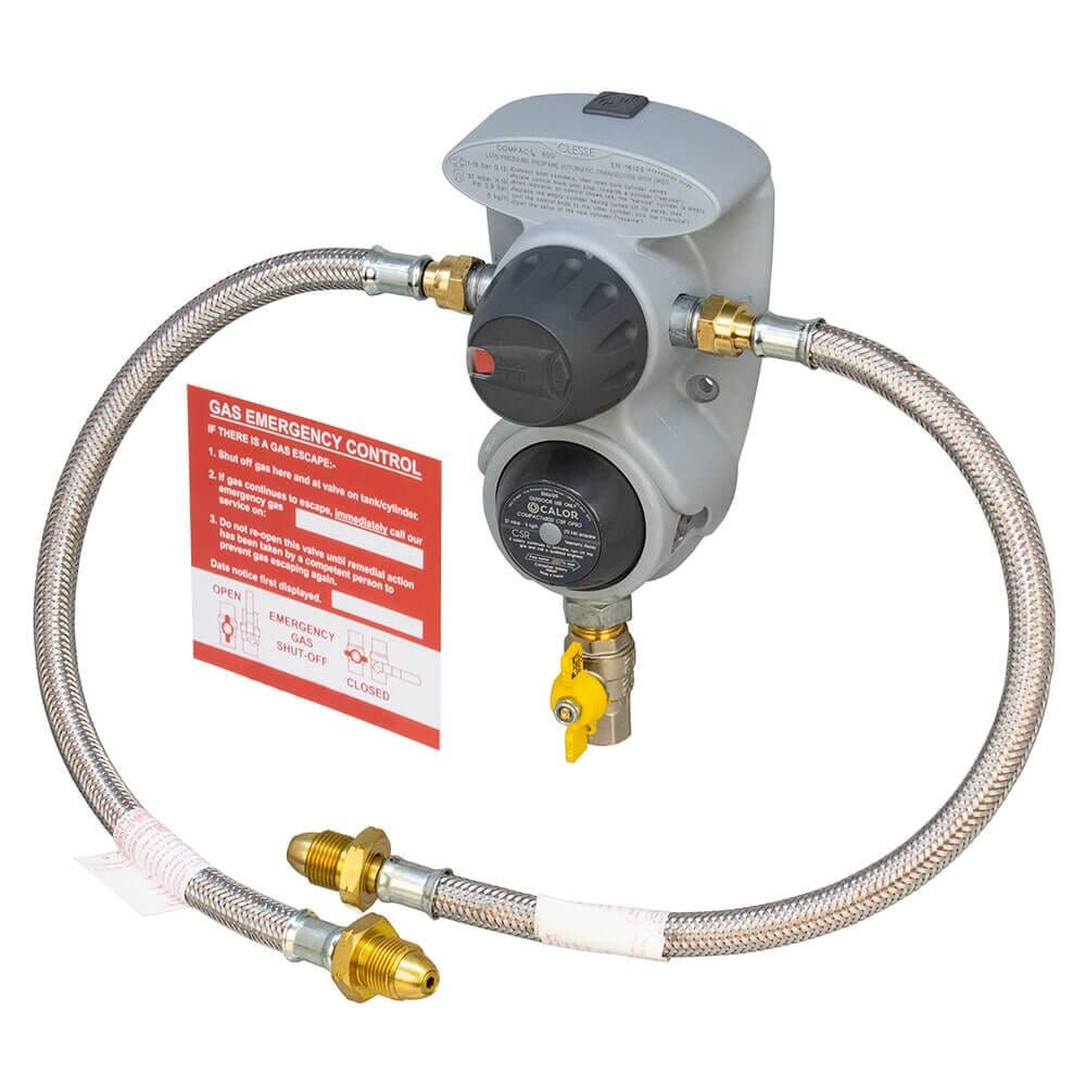 Calor Auto Changeover LPG Regulator with Galv. Pigtails & OPSO ...