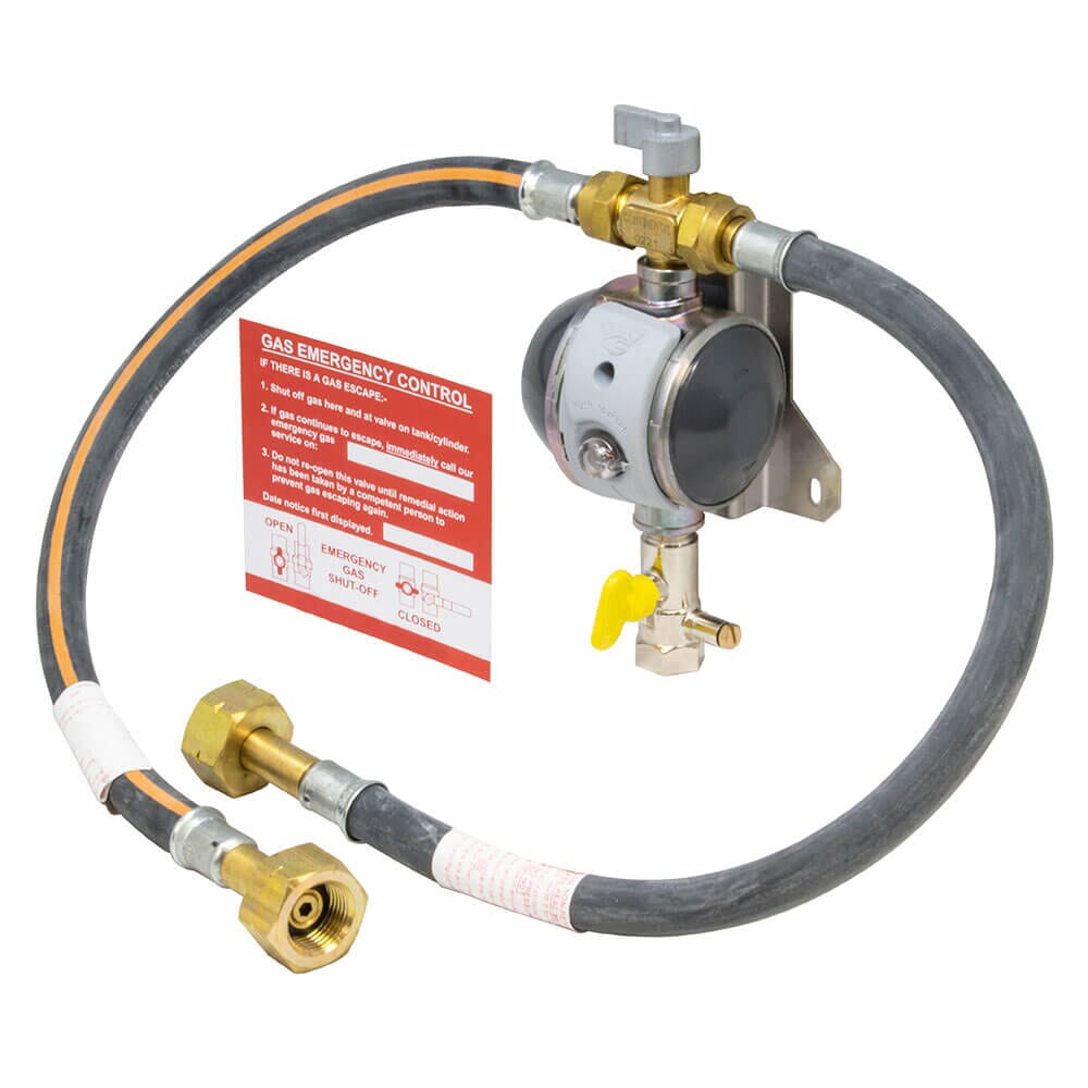 Calor Propane 37mbar 4kg Manual Changeover Regulator Kit with OPSO ROI ...