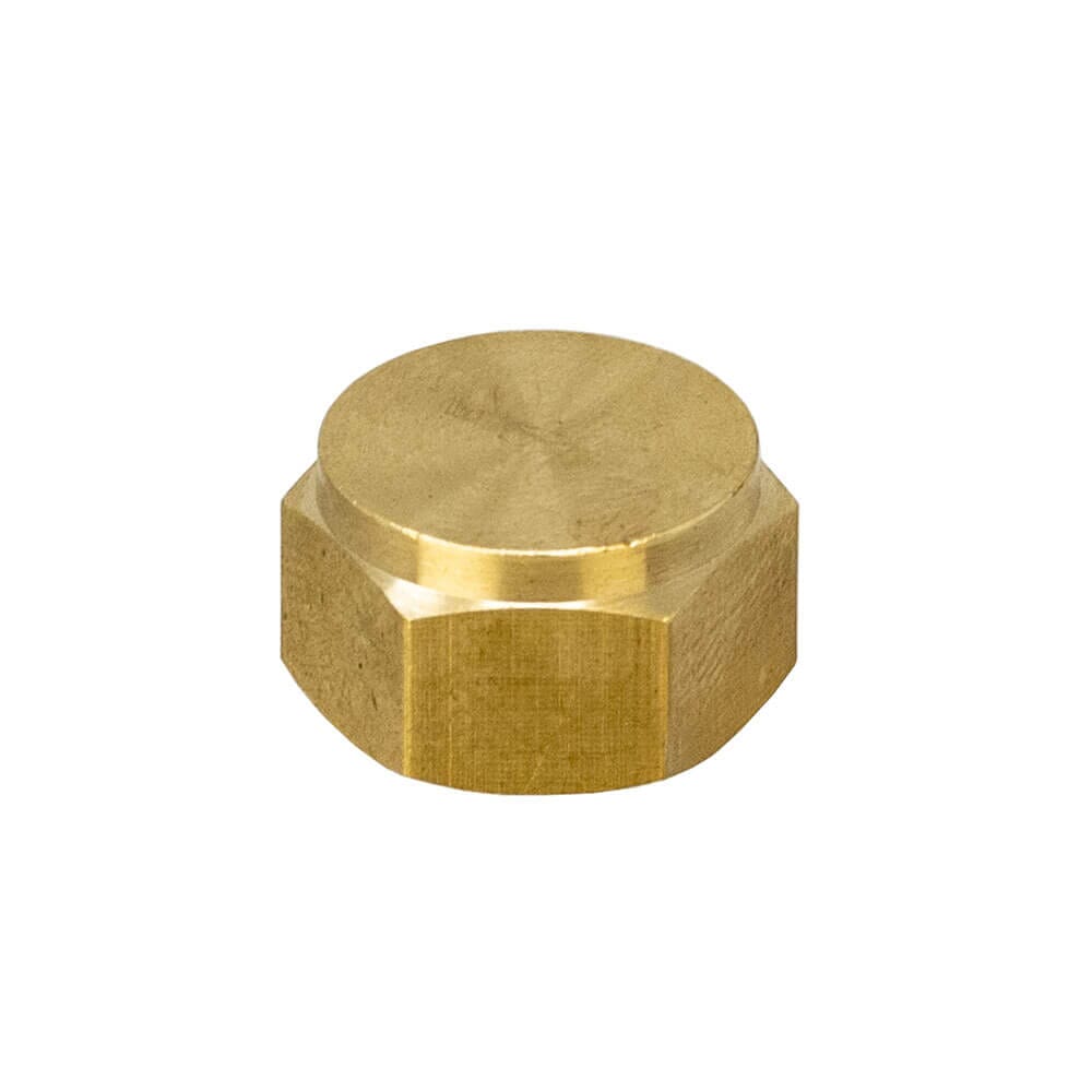 Brass Threaded Blanking Cap - 3/8" BSP FM | Brassware | gasproducts.co.uk