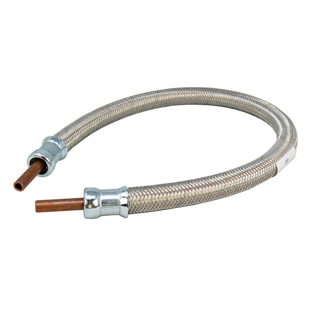 LPG High Pressure Galv. Braided Gas Hose - 3/8" Copper Standpipe x 36"