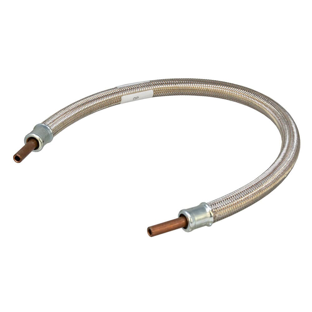 LPG Stainless Steel Overbraid Gas Hose - 10mm Copper Standpipe x 36 ...