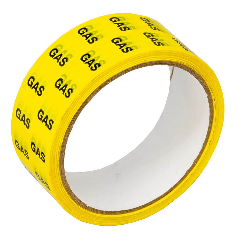 GAS Identification Tape 38mm x 33m | Gas Identification & Installation ...