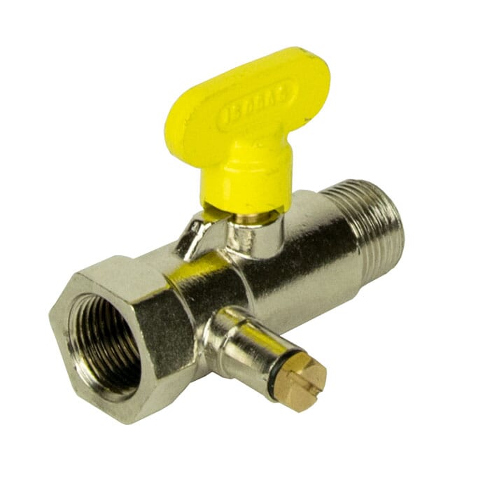 Gas Test Point Ball Valve 1/2" Bsp Male x Female | Gas Test Point Ball ...