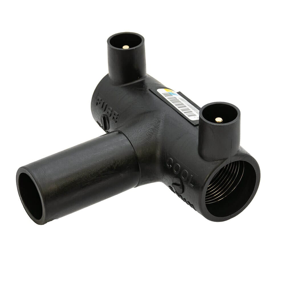 Universal 32mm Black MDPE Electrofusion Equal Tee | Plumbing Fittings ...