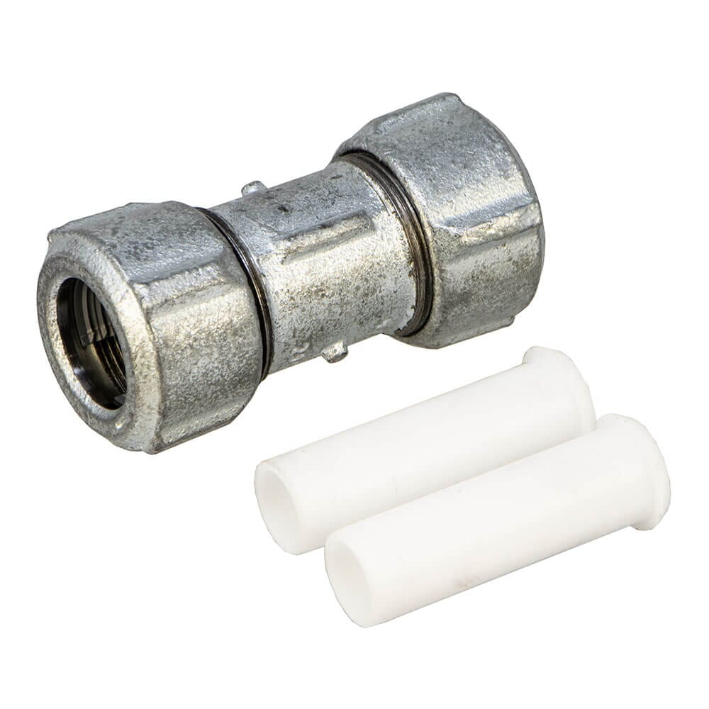 Primofit® Gas Coupling - 25mm MDPE Galvanised | Plumbing Compression ...