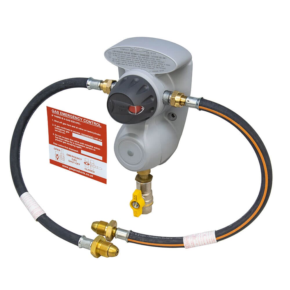 Cavagna LPG Manual Changeover Propane Gas Regulator Kit - UK POL ...