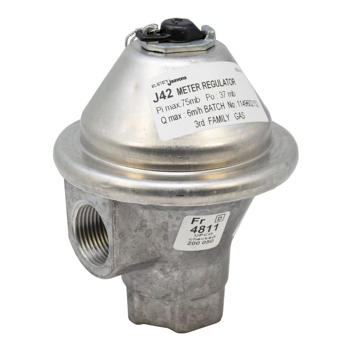 Elster Jeavons (J42) ¾” LPG Domestic Angled Meter Regulator | Jeavons ...