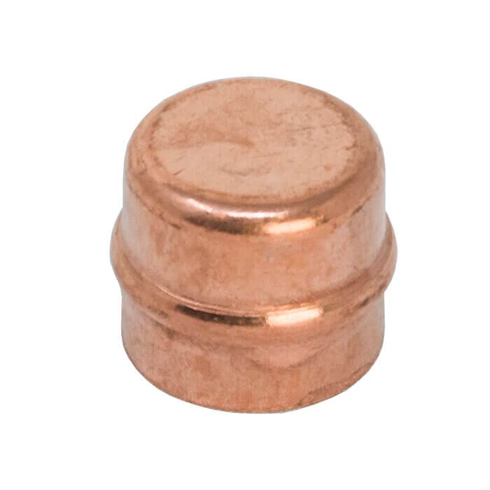 Copper Solder Ring Stop End - 22mm | Solder Ring Pipe Fittings ...