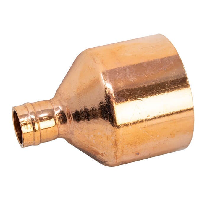 Copper Solder Ring Fitting Reducer - 54mm x 22mm | Solder Ring Pipe ...