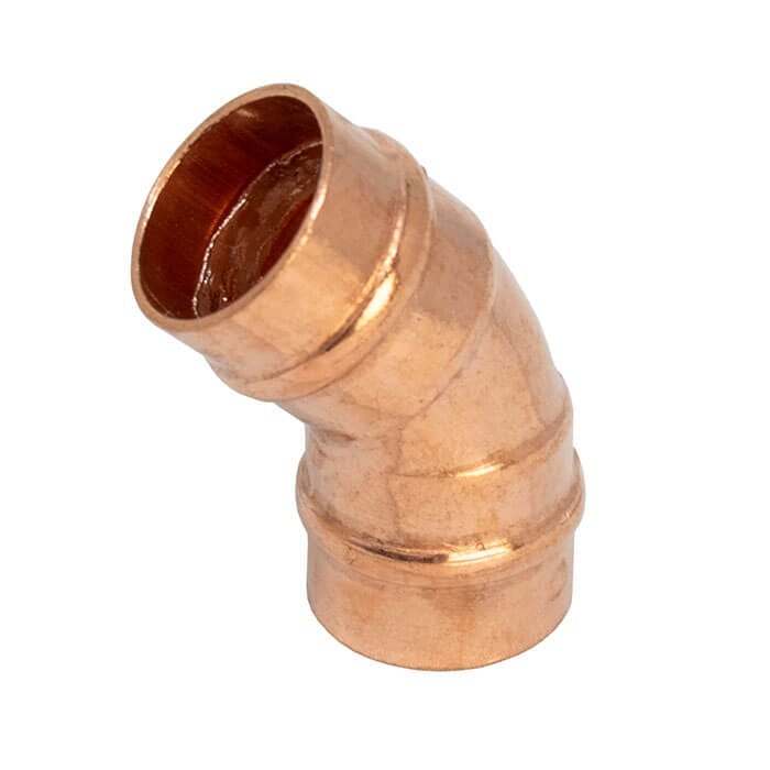 Copper Solder Ring Obtuse Elbow - 15mm | Solder Ring Pipe Fittings ...