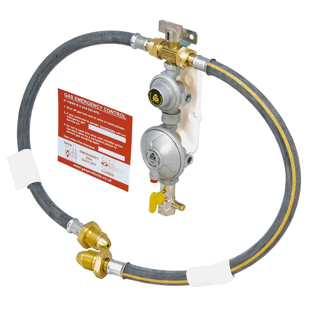 Cavagna LPG Manual Changeover Propane Gas Regulator Kit - UK POL ...