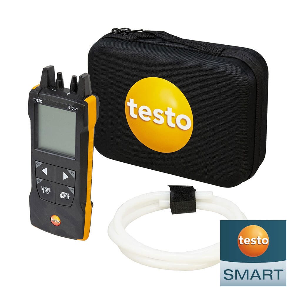 Testo 512-1 Bluetooth Differential Pressure Meter 0 to 200 Mbar | Testo ...