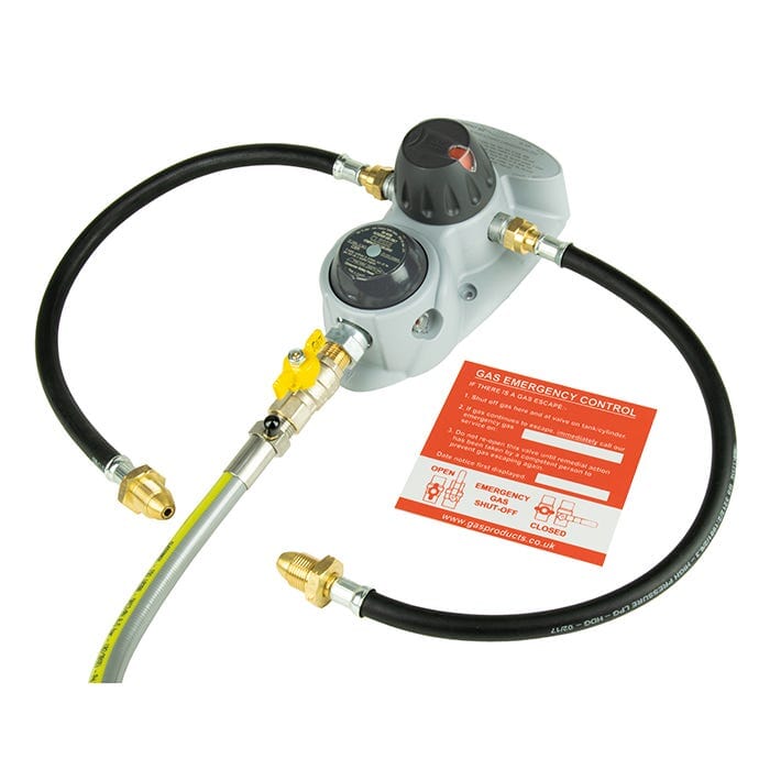 Clesse TR800 ACO Gas Regulator Kit with OPSO & 1.2M Clessinox S/S Hose ...